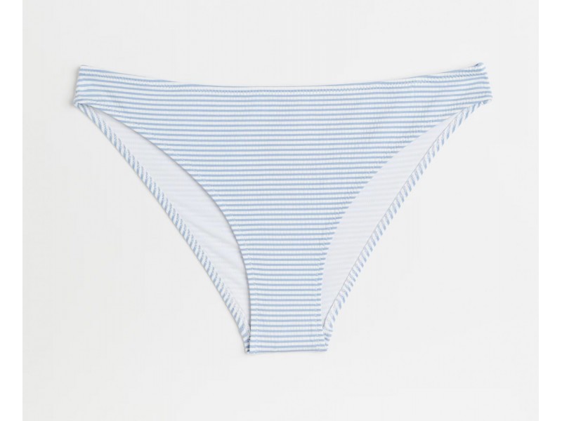 *H&M* NOV DONJI DEO KUPAĆEG PLAVO BELI - M