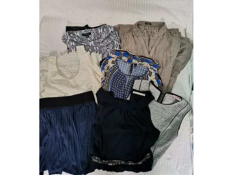 LOT haljine M - ZARA, SUPERDRY, MANGO, ATMOSPHERE