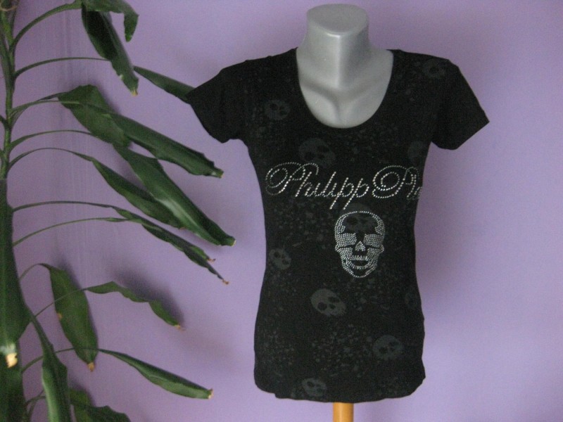 philipp plein CRNA MAJICA....S-M
