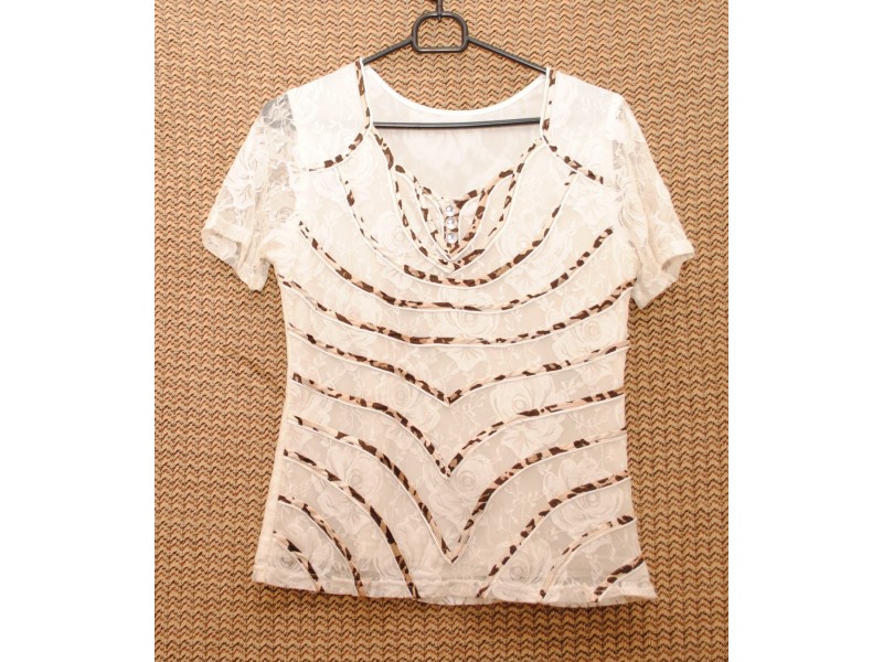 Svečana čipkasta bluza 38/40 **Novo**