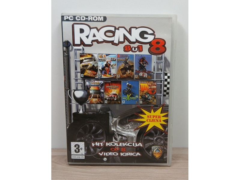 PC igra Racing 8 u 1 (Kolekcija od 8 trkačkih igara)