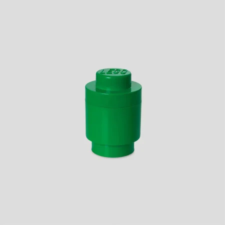Lego kutija za odlaganje, okrugla (1) tamno zelena ( 40301734 )