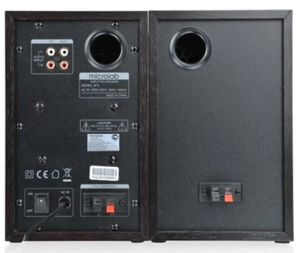 Microlab B72 Aktivni drveni zvucnici 2.0 24W RMS(2x12W) 3,5mm