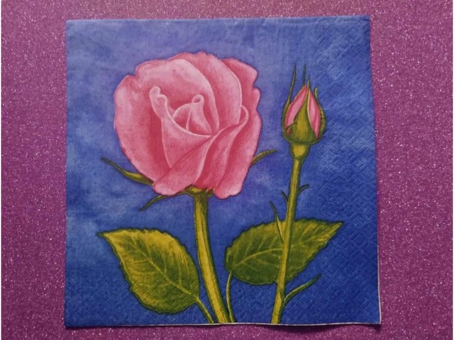 Salveta sa dve slike 33 x 33