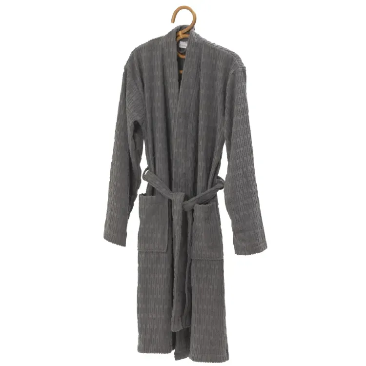 STEFAN Linea 4000798-siva.xxl Bademantil XXL