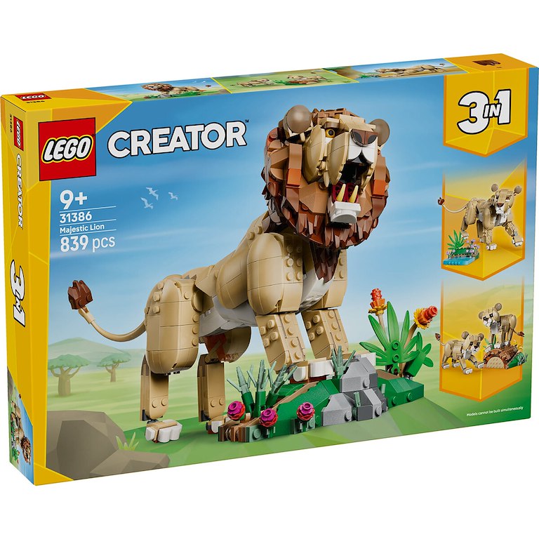 LEGO Divlje životinje: Veličanstveni lav 31386ID: EK000865368