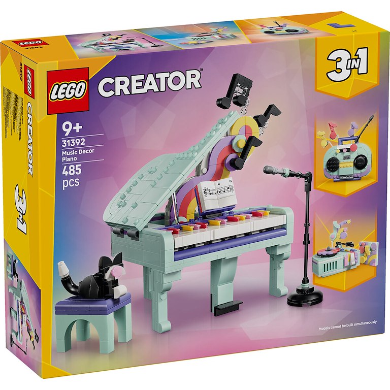 LEGO Muzički dekor – klavir sa mačkom 31392ID: EK000865242
