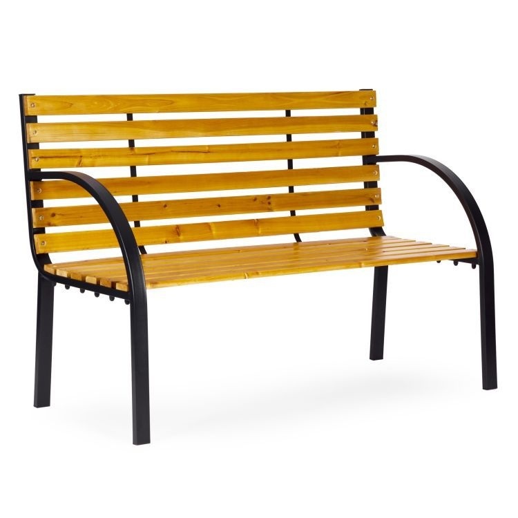 MULTIGARDEN Drvena baštenska klupa sa naslonom 122×57 cm - WYI-XG2088ID: EK000865565
