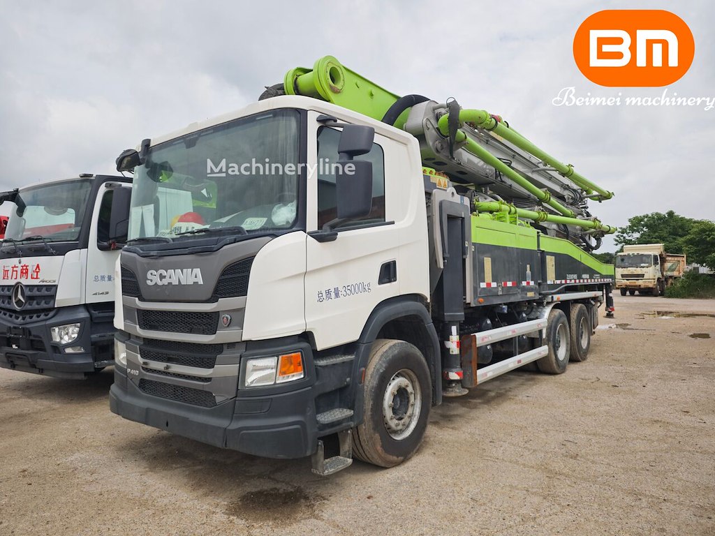 Zoomlion 2020 ZLJ5350THBSE 52m 561working hours na šasiji Scania pumpa za beton