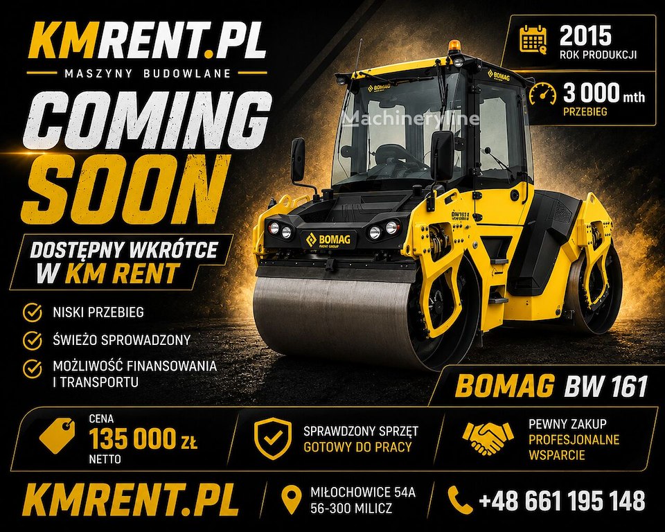 BOMAG BW 161 AD-5 valjak za asfalt