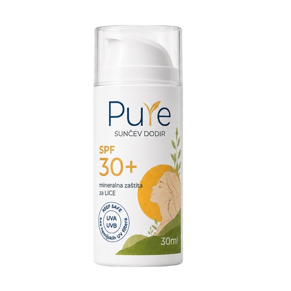 SUNČEV DODIR MINERALNA ZAŠTITA ZA LICE SPF 30+ PURE