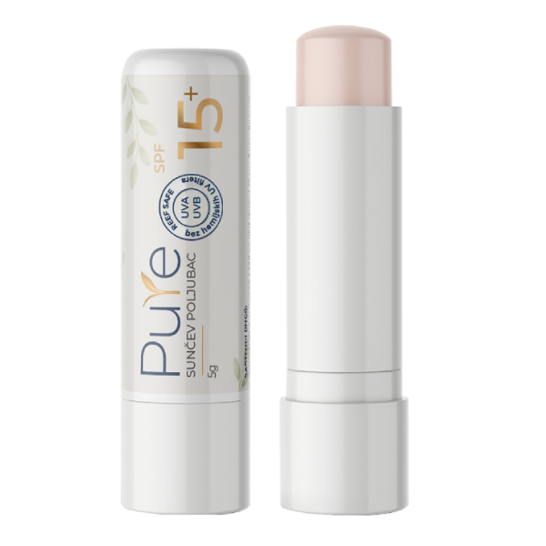 SUNČEV POLJUBAC - ZAŠTITA ZA USNE TOKOM LETA PURE 5G