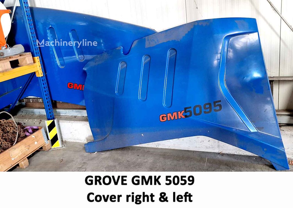 Grove Exhaust, Oilcooler, Snowchains, several spare parts. hladnjak ulja za dizalice za sve terene