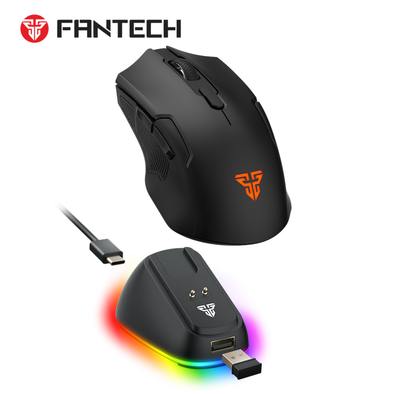 Mis Wireless Fantech WG11V2RD Cruiser II crni