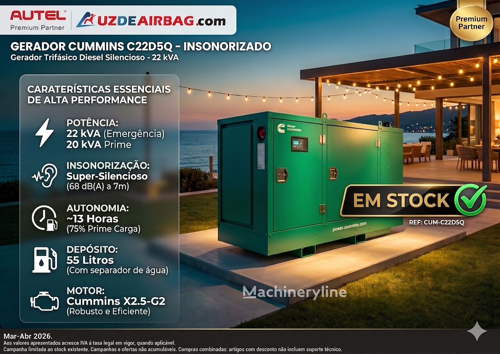 Novi Cummins C22 diesel generator