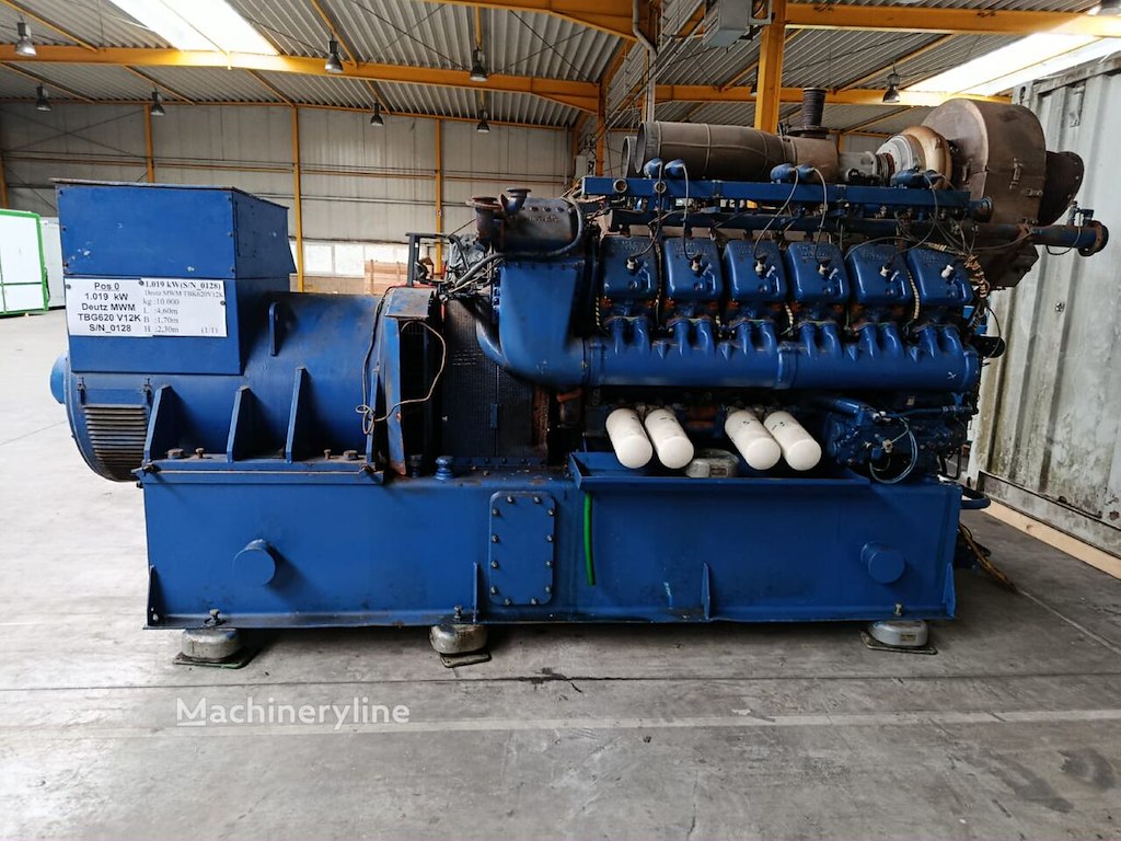 MWM TBG 620 V12 K gasni generator