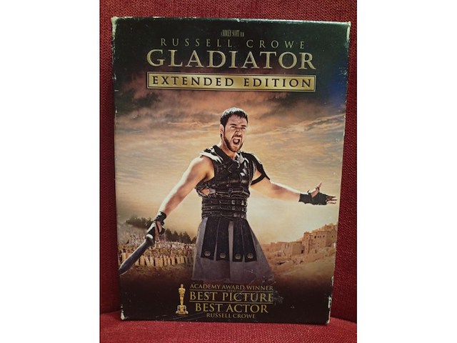 Gladijator kolekcionarsko izdanje na 3 dvd-a RETKO!!!