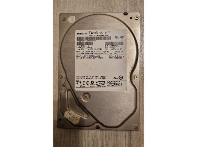 Hard disk 500Gb Hitachi HDP725050GLA360