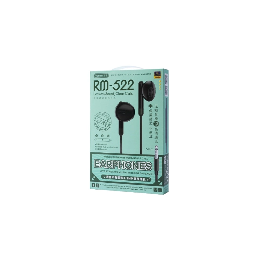 REMAX RM-522a Type-C Wired Earphones (With Digital Interface)