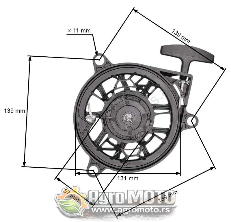 Starter Honda GCV145 GCV170 GCV200