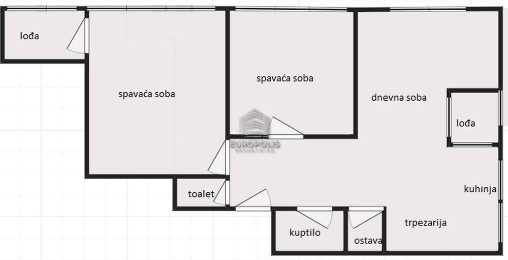 Trosobni stan Nikodima Milaša, Bogoslovija - Hadžipopovac, Beograd