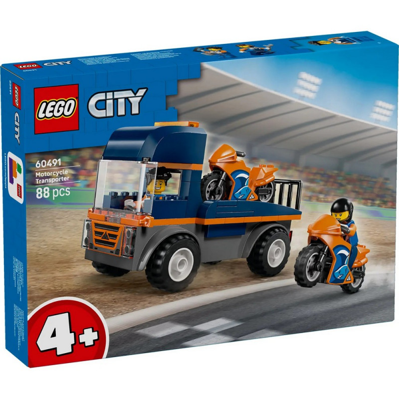 LEGO CITY MOTORCYCLE TRANSPORTER