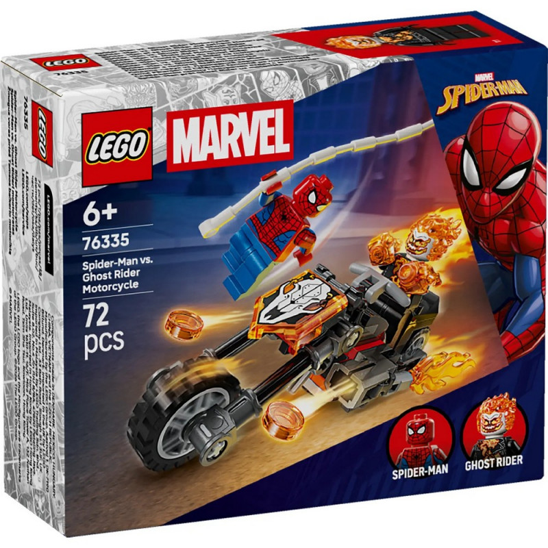 LEGO SUPER HEROES MARVEL SPIDERMAN VS GHOST RIDER MECH