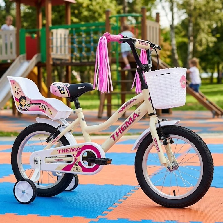 Decija bicikla TS-16 krem GIRL 3