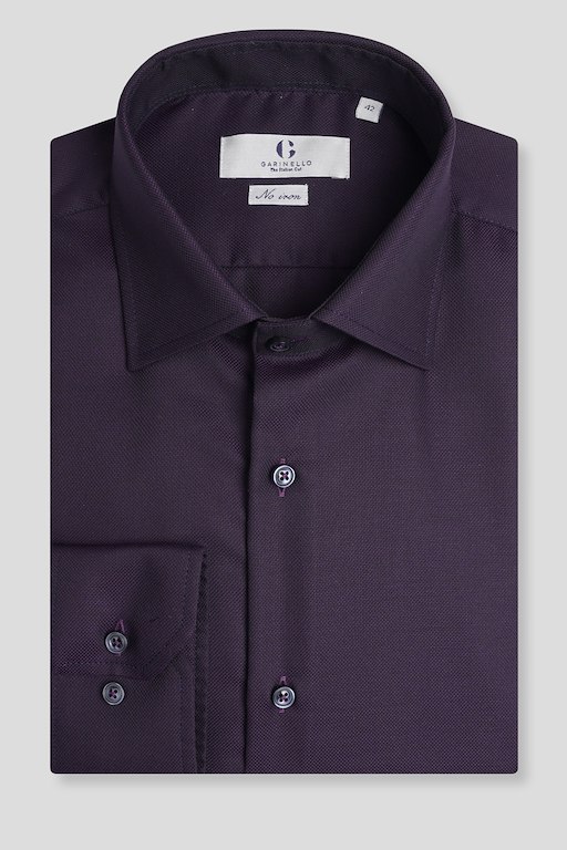 No iron bordo oxford košulja classic fit 740P