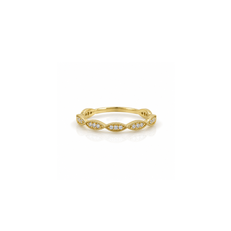 ARABELLA RING IN 14KT YELLOW GOLD WITH ZIRCONIA