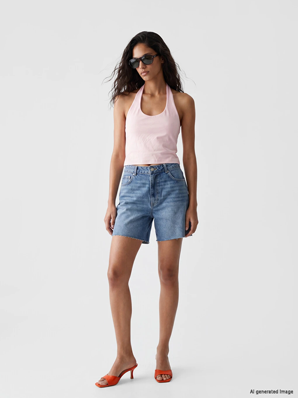 XSIDE Ženski Halter Crop Top