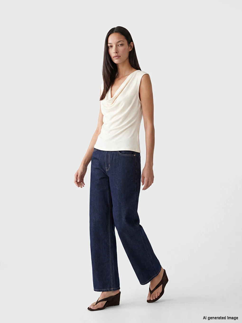 LCW EVERYDAY Bluza Sa Dekolteom Sa Naborima Od Modal Mešavine