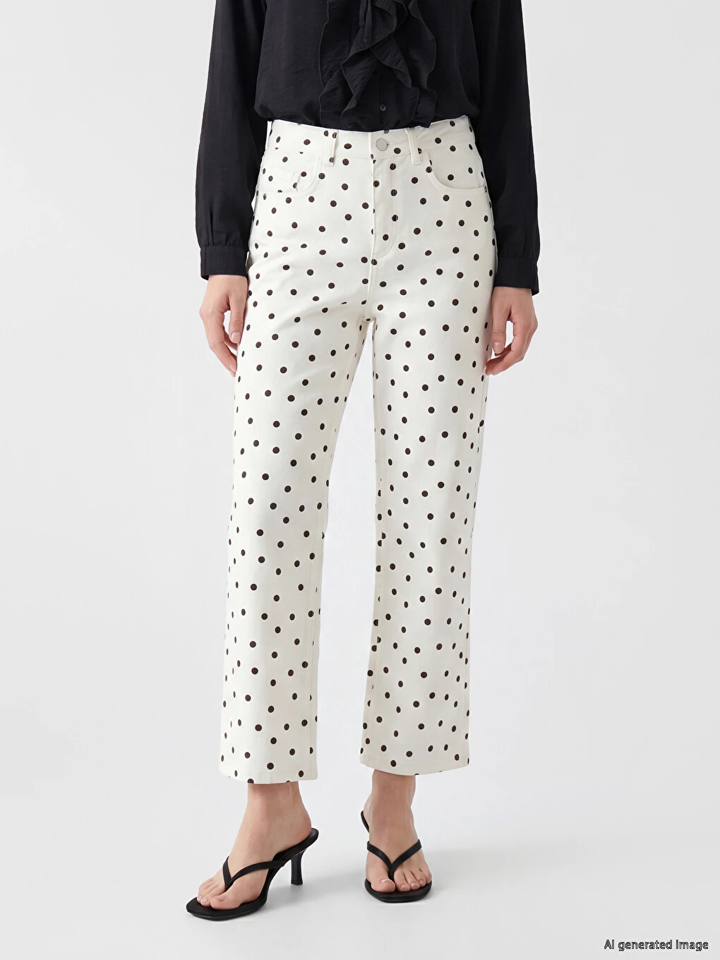 LCW Modest Tufnice Straight Fit Ženske Farmerke