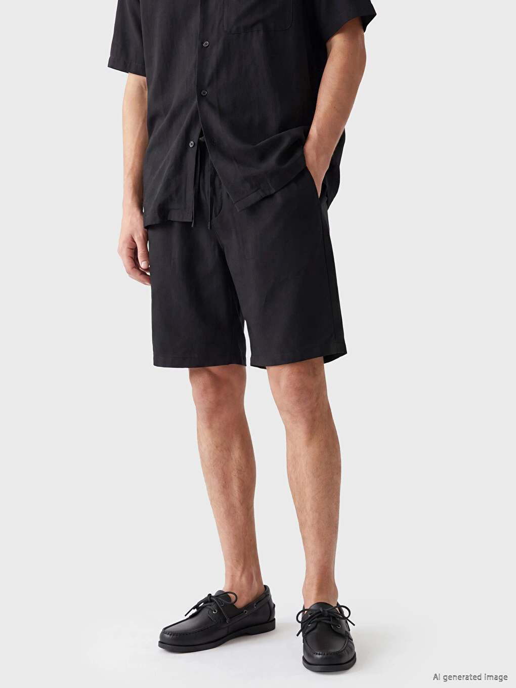 LCW Vision Regular Fit Lanenog Izgleda Muški Šorts