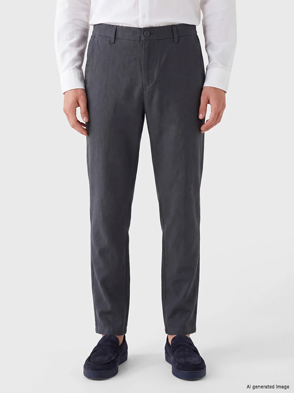 LCW Vision Regular Fit Muške Pantalone Izgleda Lana