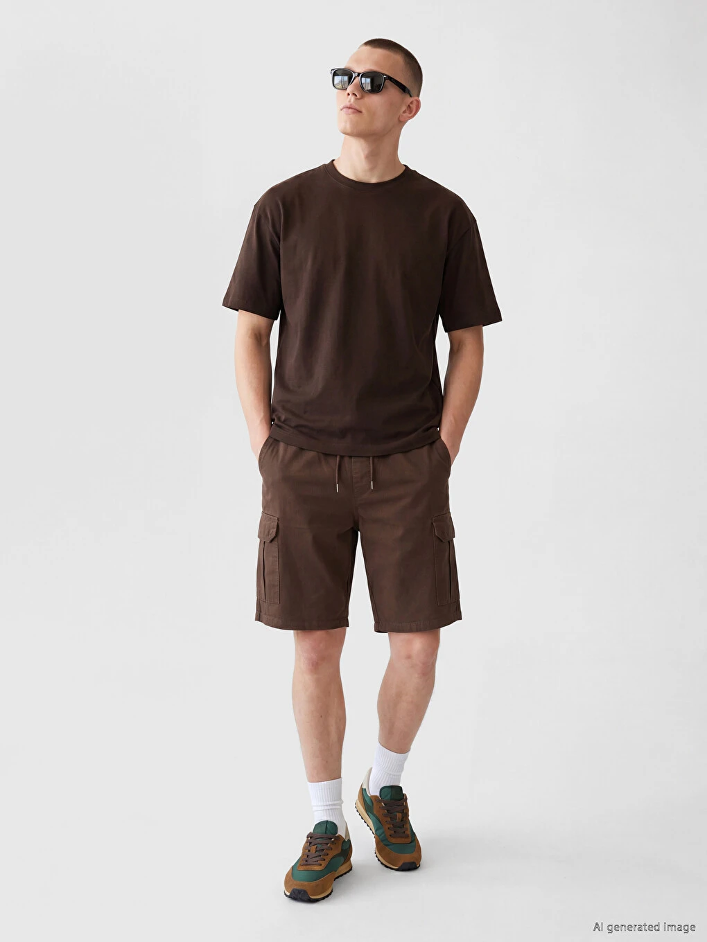 XSIDE Regular Fit Muški Keper Cargo Šorts