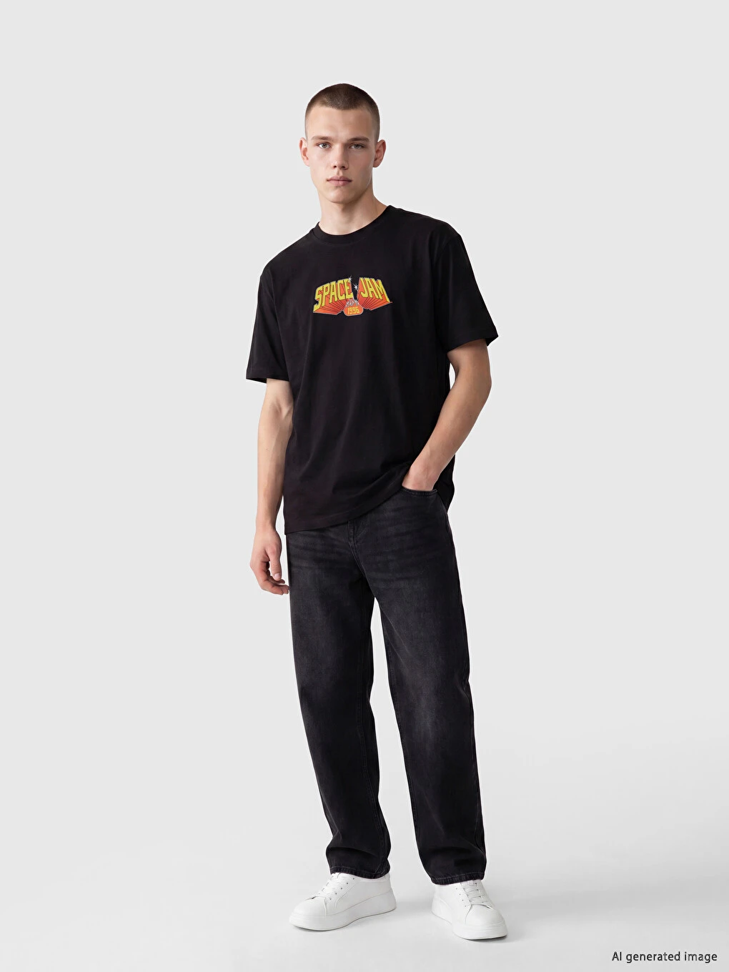 XSIDE Relax Fit Space Jam Štampana Muška Majica