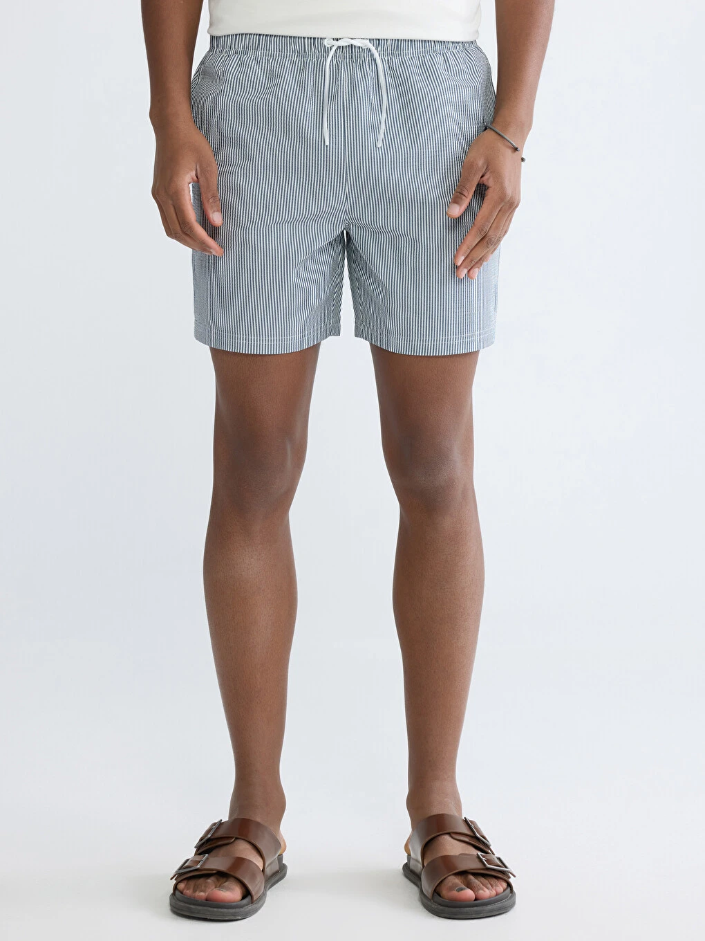 LCW SWIMWEAR Kratak Prugasti Muški Šorts Za Kupanje