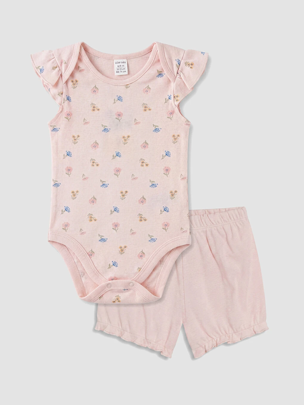 LCW baby Cvetni Komplet Za Bebe Devojčice