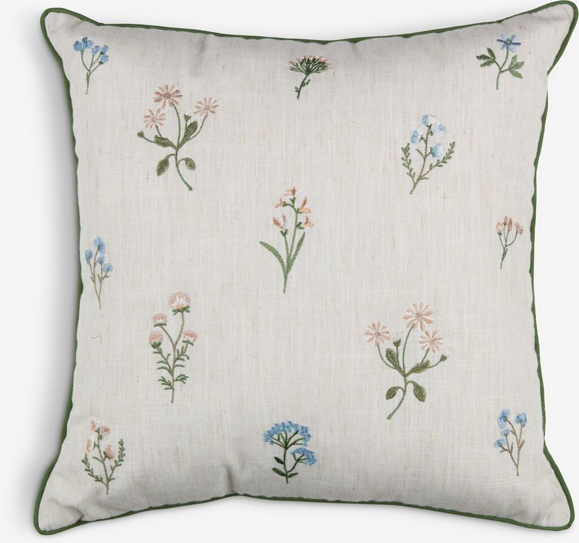 Ukrasni jastuk VALERIANA 45x45 bež/zelena