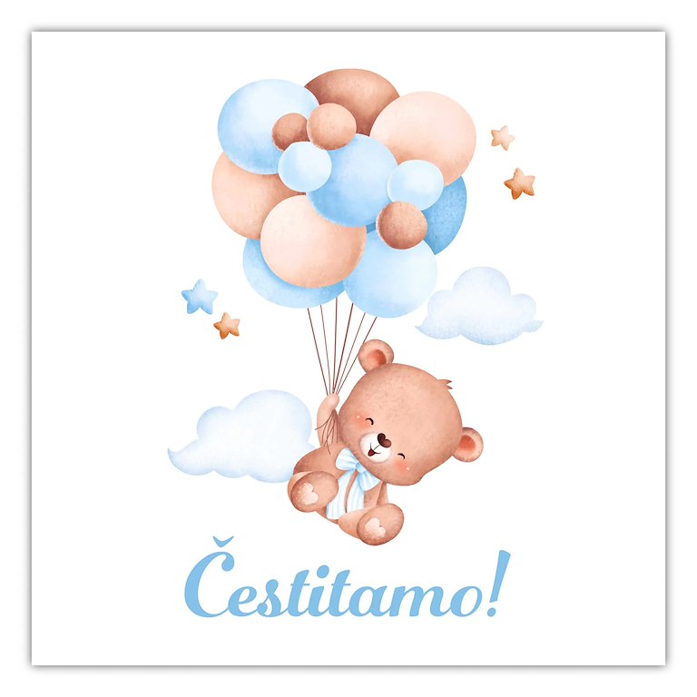 E-Gift kartica ČESTITAMO Beba dečak 3000