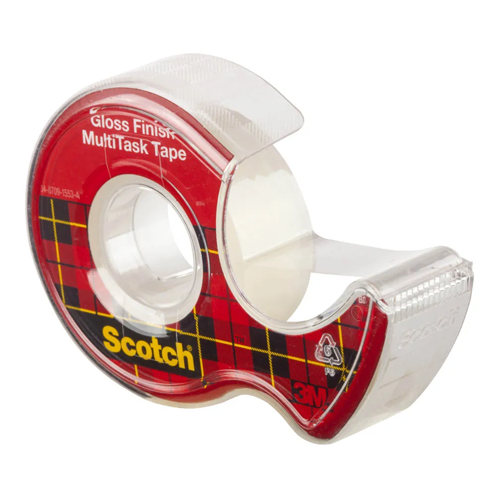 Lepljiva traka Crystal SCOTCH na stalku, 7,5m