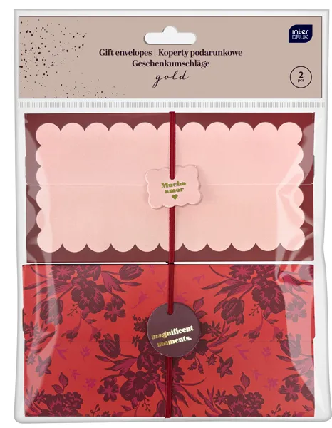 Set dve poklon koverte GOLD
