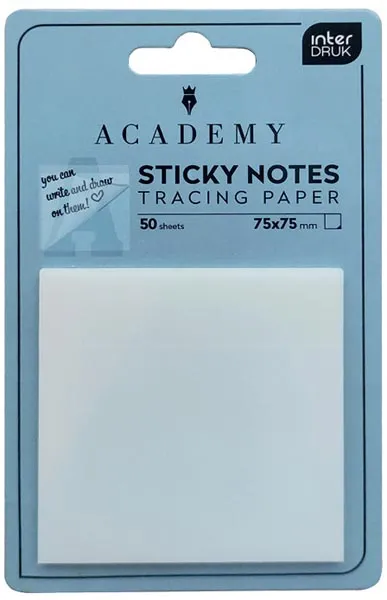 Transparentni samolepljivi papirići ACADEMY