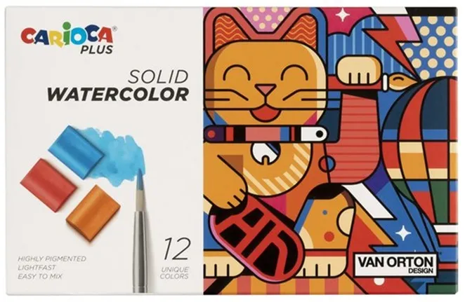 Vodene boje CARIOCA PLUS 12kom
