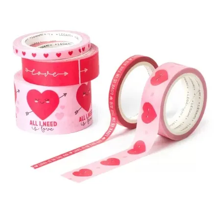 Set pet dekorativnih traka HEART