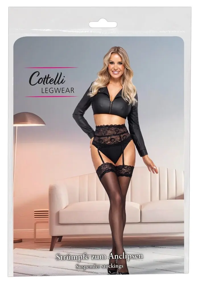 Cottelli Sexy halter carape, Crne