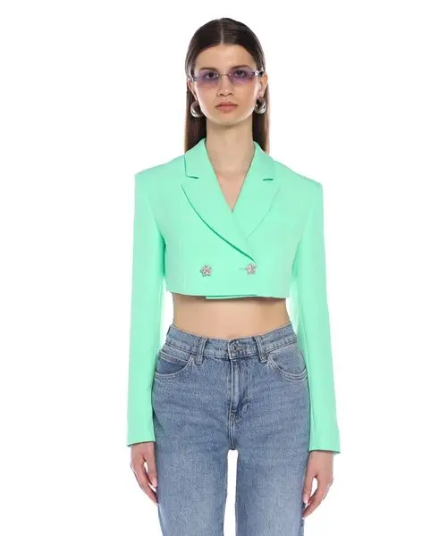 Chiara Ferragni Ženski sako 73CBQ701N0103-104, Zeleni