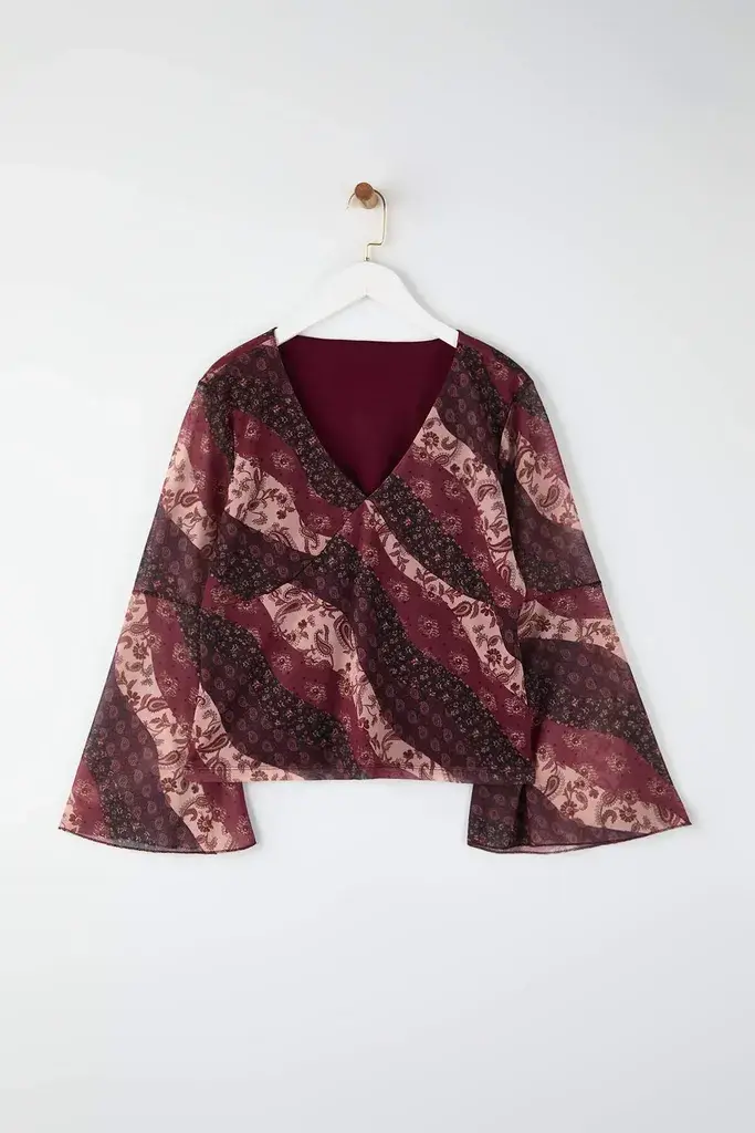 Trendyol Curve Ženska bluza Tbbaw26Af00125, Šarena