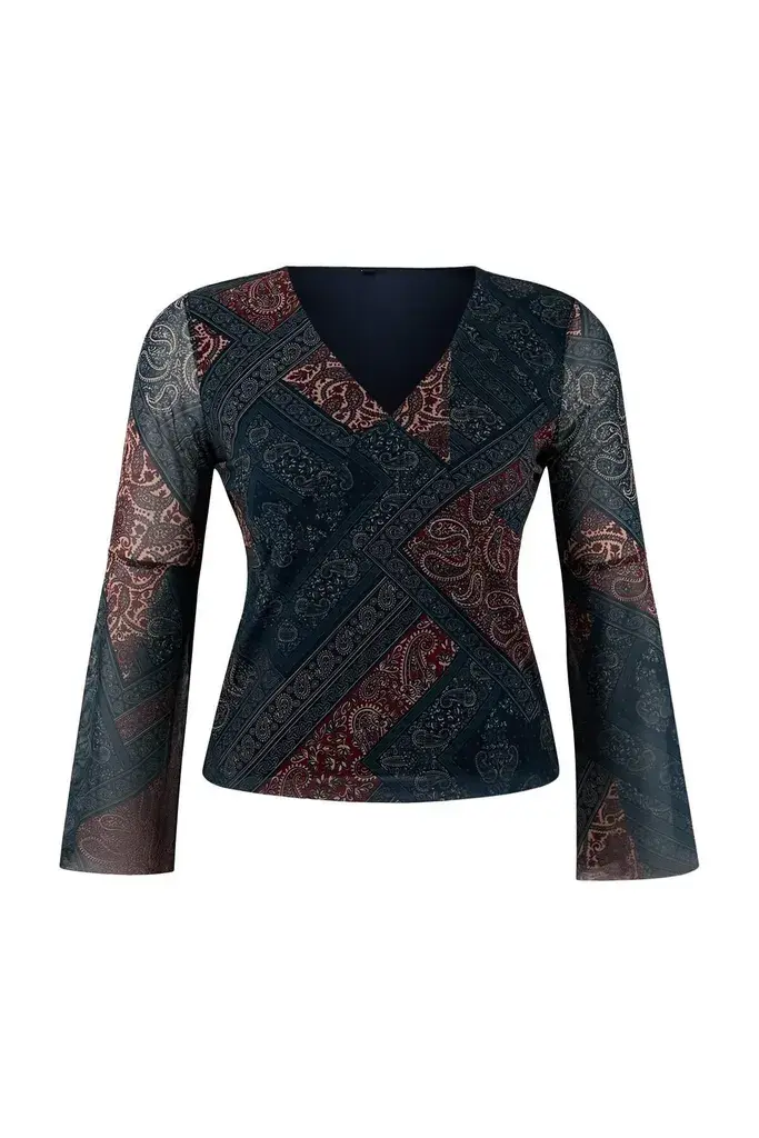 Trendyol Curve Ženska bluza Tbbaw26Af00125, Plava